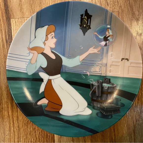 Knowles CHINA COMPANY | Accents | Disney Cinderella Plate With Blue And ...